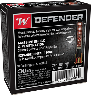 S410PDX1 Defender Shotshell Ammo | Winchester Ammunition